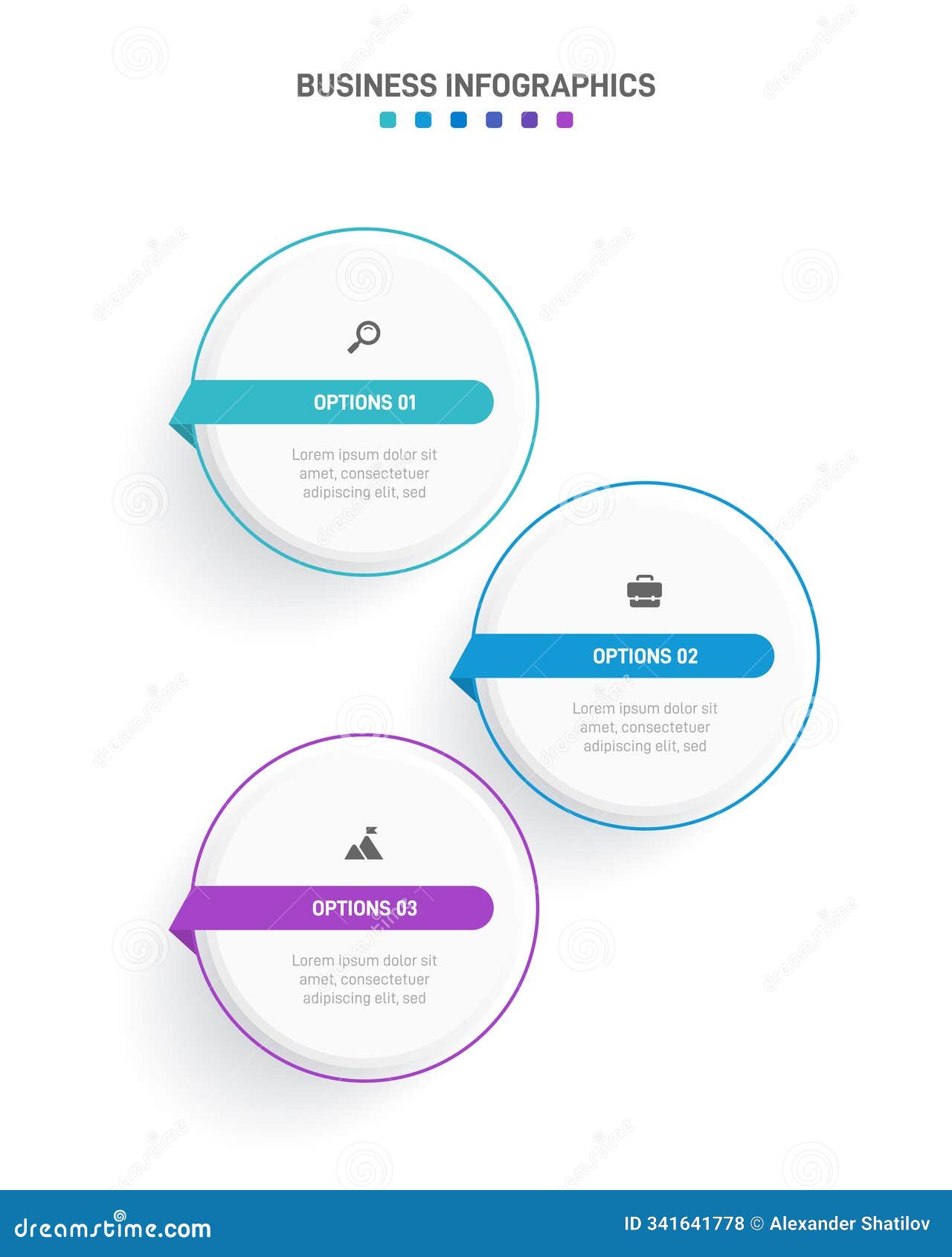 Vertical Progress Bar Featuring 3 Arrow-shaped Elements, Symbolizing ...