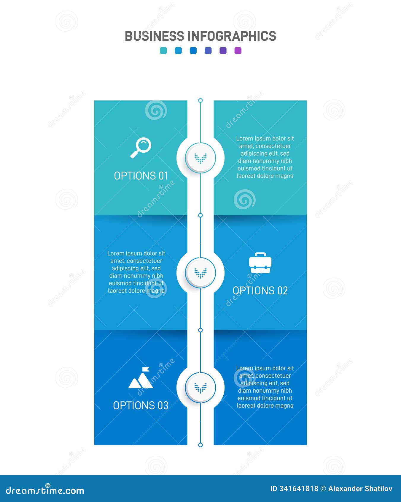Vertical Progress Bar Featuring 3 Arrow-shaped Elements, Symbolizing ...