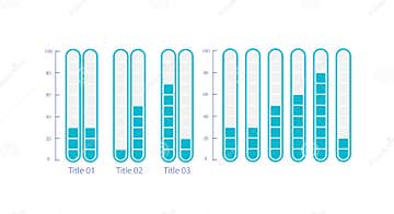 Vertical Progress Infographic Chart Design Template Set Stock Vector ...