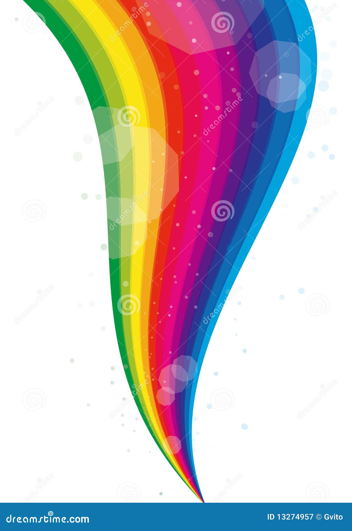 Vertical rainbow stock vector. Illustration of design - 13274957