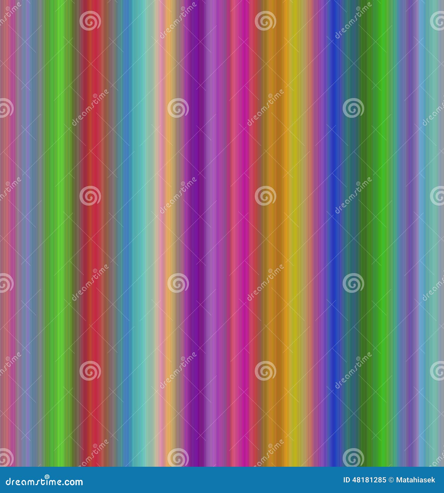 Vertical Rainbow Colored Stripey Pattern Stock Illustration ...