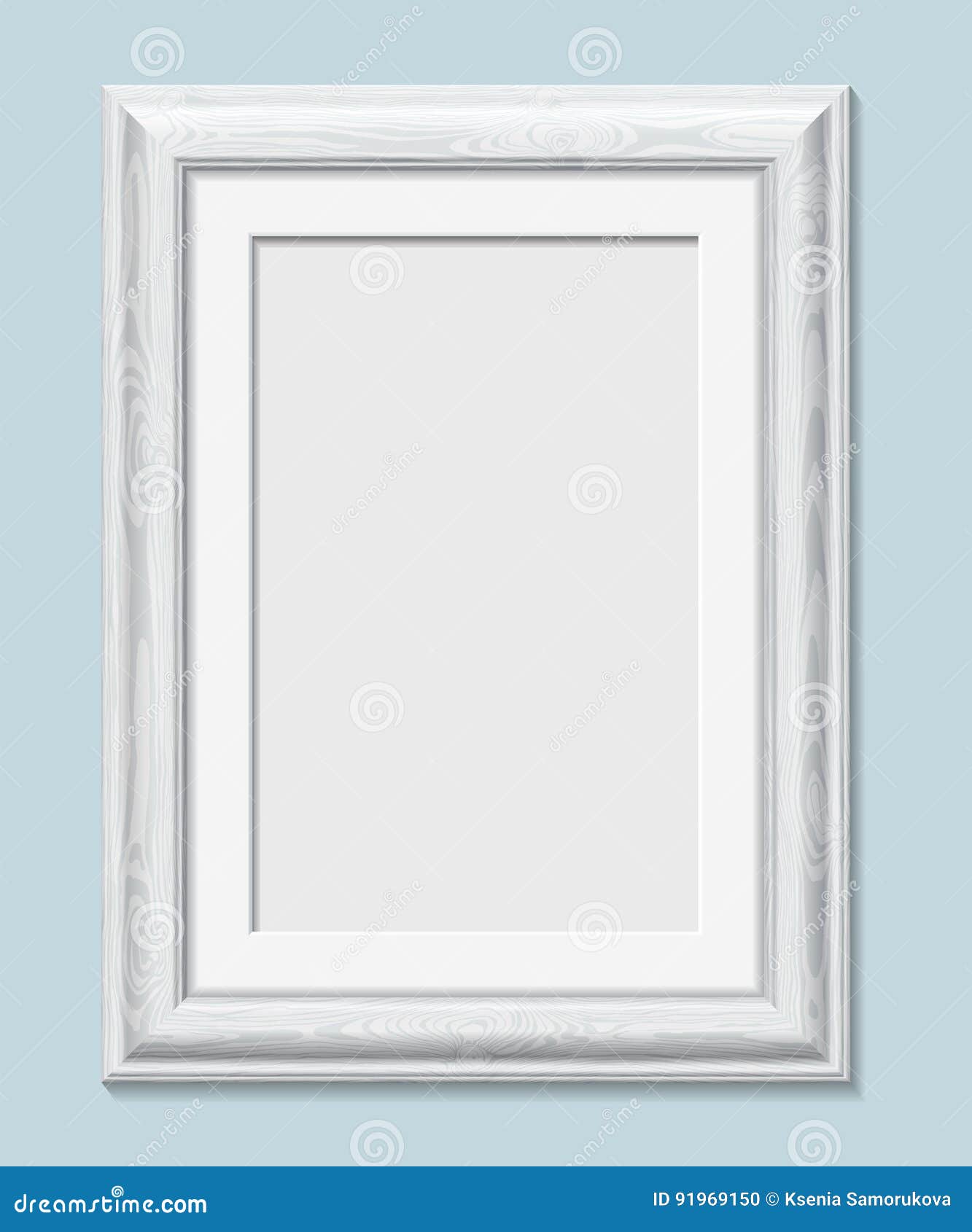 Vertical Rectangular White Frame A4 Stock Vector - Illustration of ...