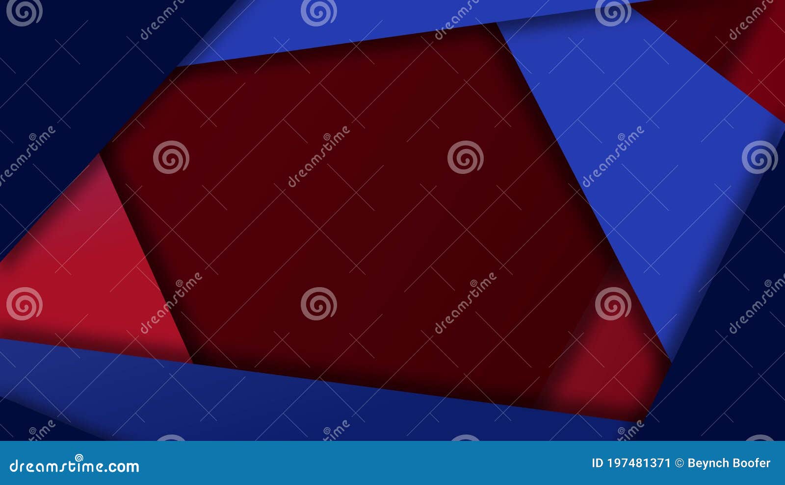 Vertical Red and Blue Loop Cut Paper Animated Background. Copy Space ...
