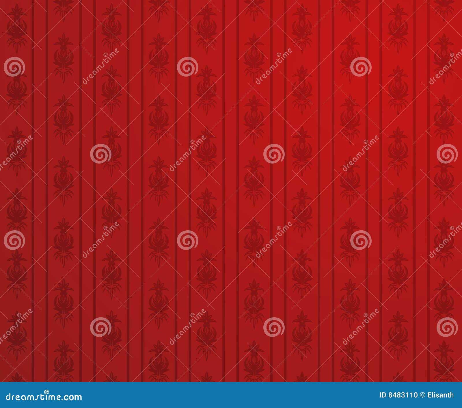 Vertical Red Glamour Pattern Stock Vector - Illustration of classic ...