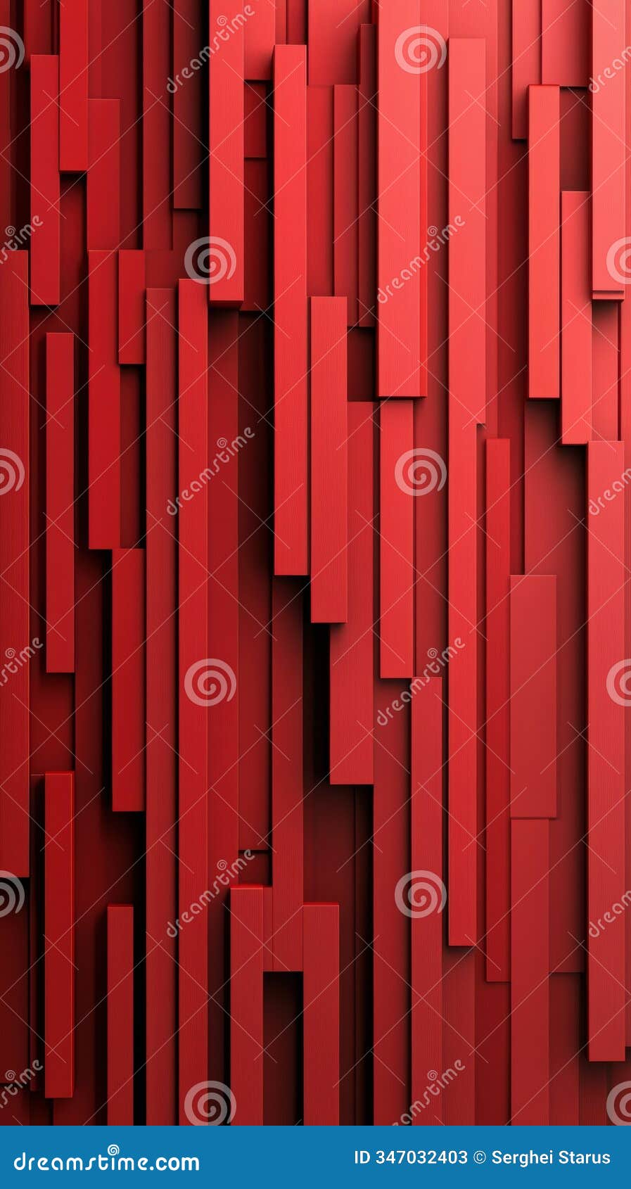 Vertical Red Panels Create a Striking Abstract Pattern, AI Stock Image ...