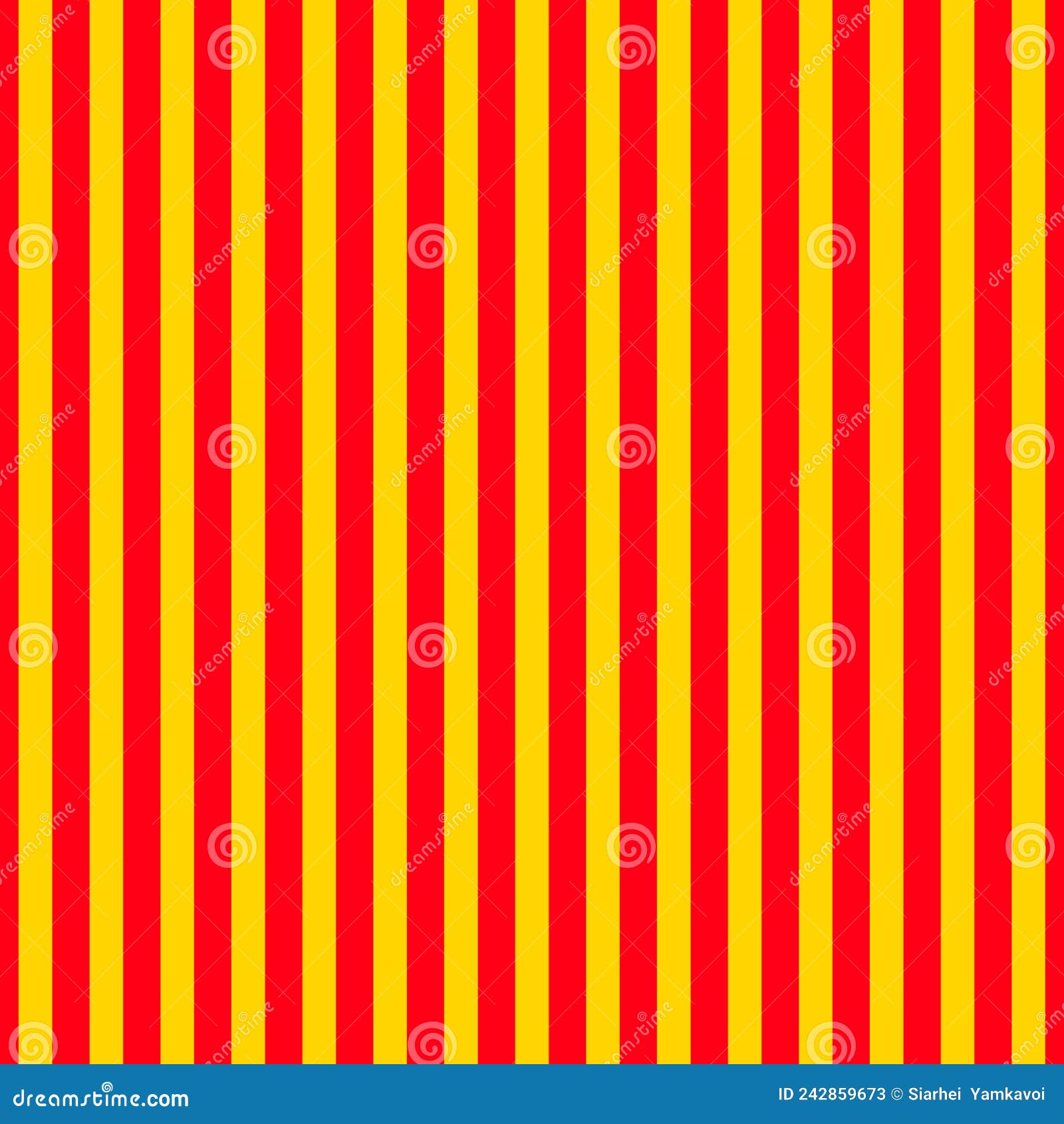 Vertical Red and Yellow Stripes Background. Seamless and Repeating ...