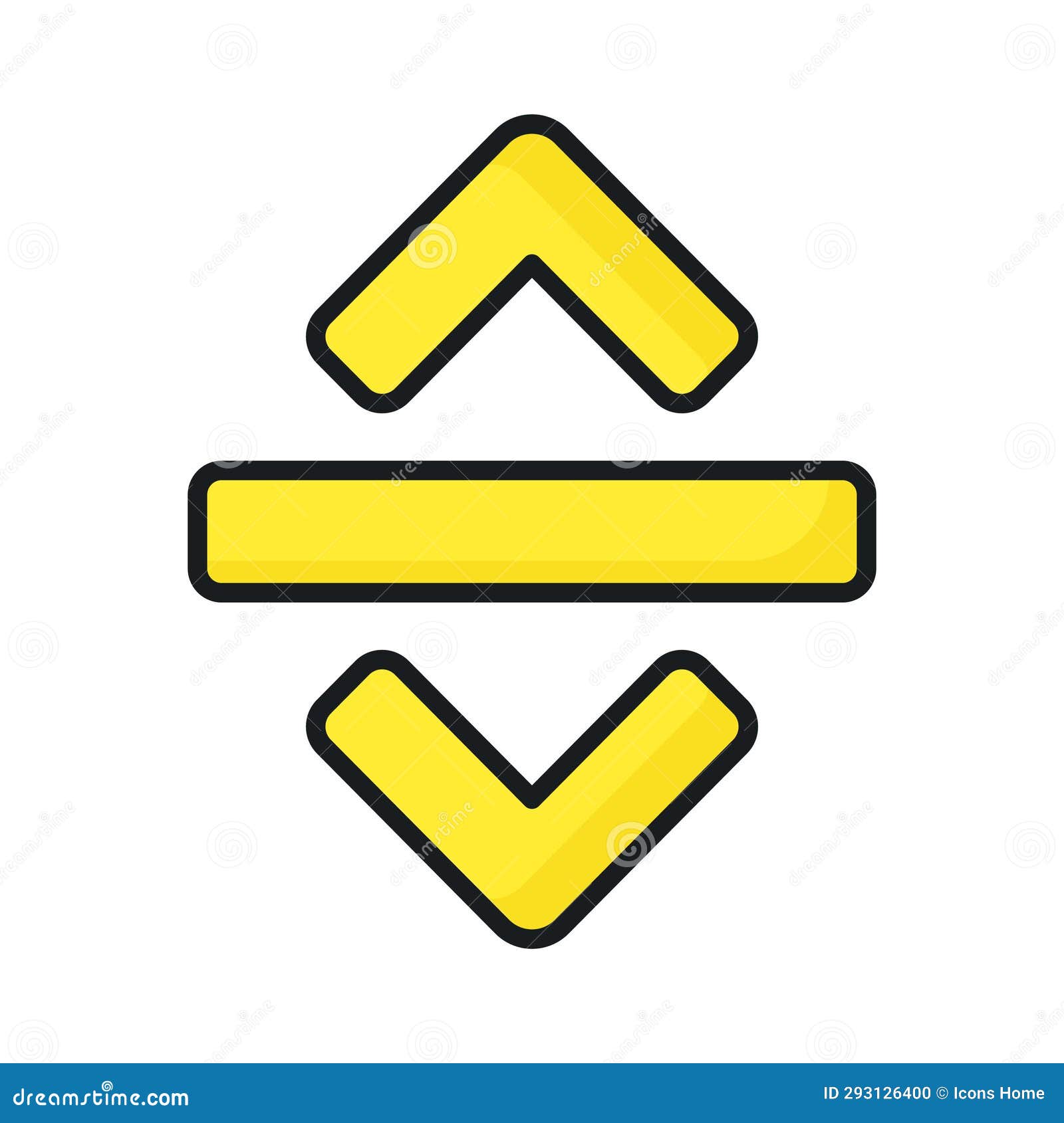 Vertical Resize Arrows Vector Design | CartoonDealer.com #293131217