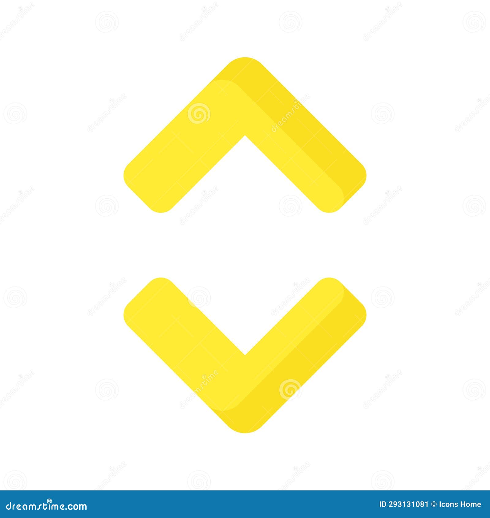 Vertical Resize Arrows Vector Design | CartoonDealer.com #293131217