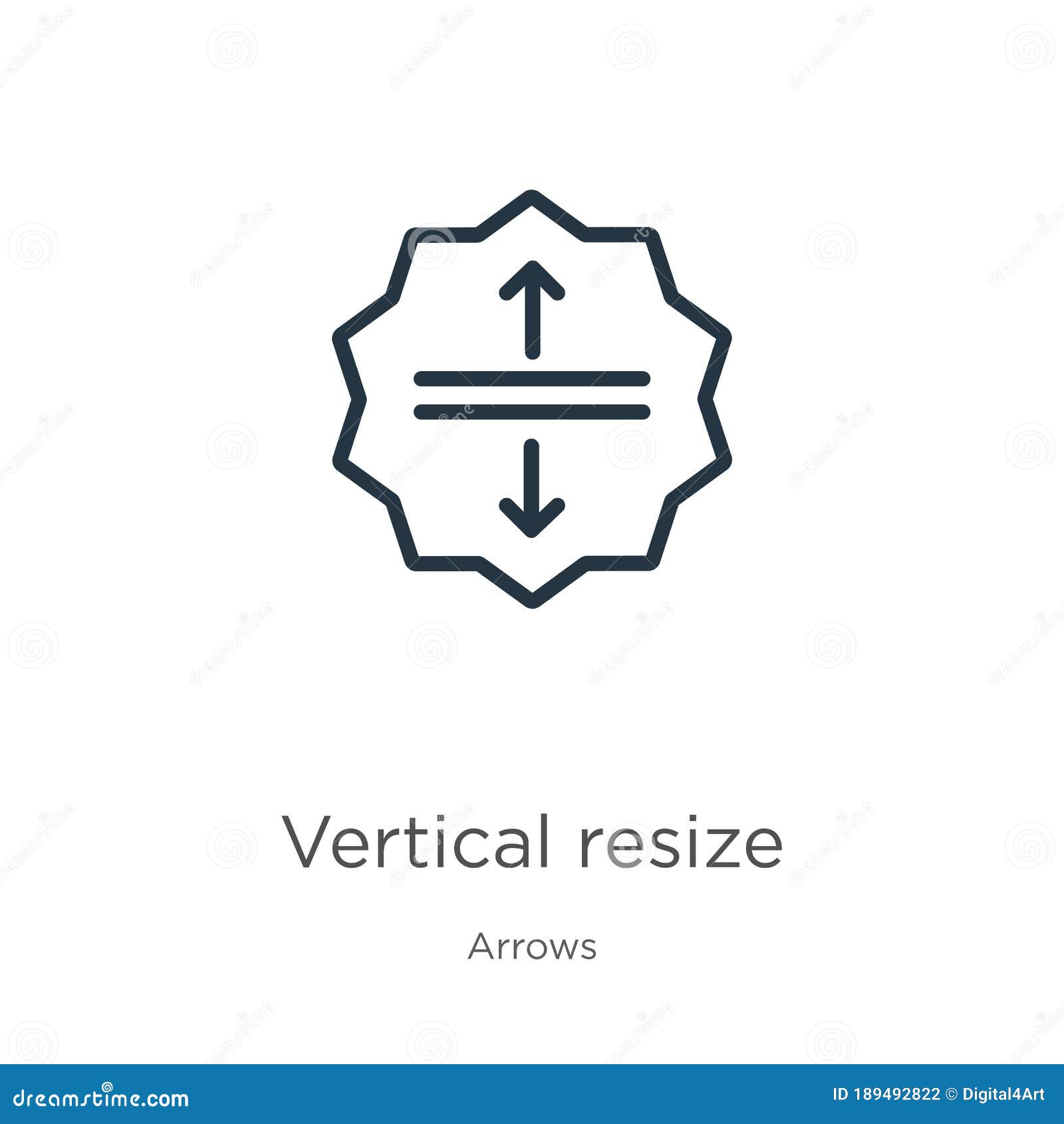 Vertical Resize Icon. Thin Linear Vertical Resize Outline Icon Isolated ... Vertical Resize Icon. Thin Linear Vertical Resize Outline Icon Isolated ...