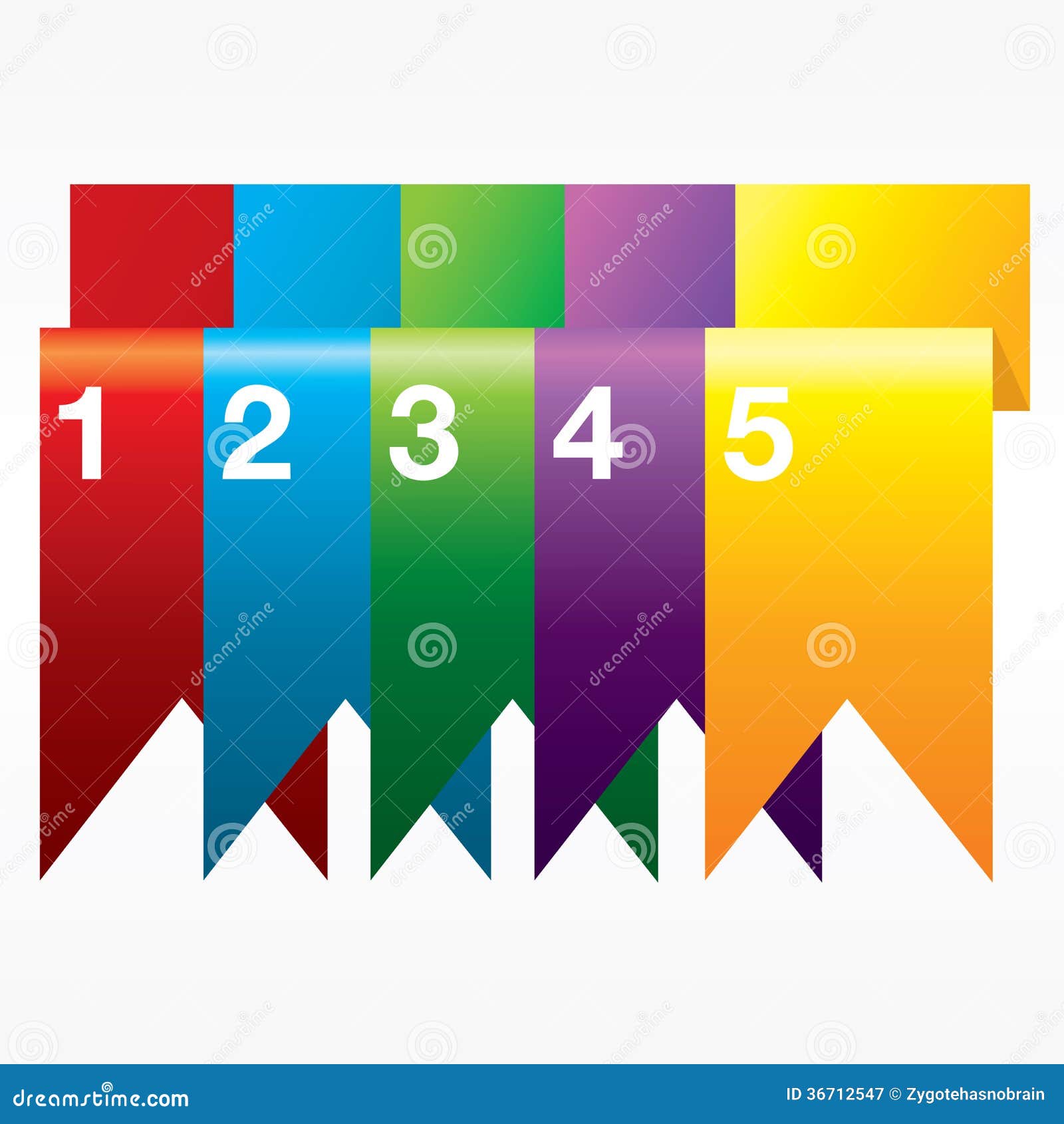 Vertical Ribbon Banners. stock vector. Illustration of place - 36712547