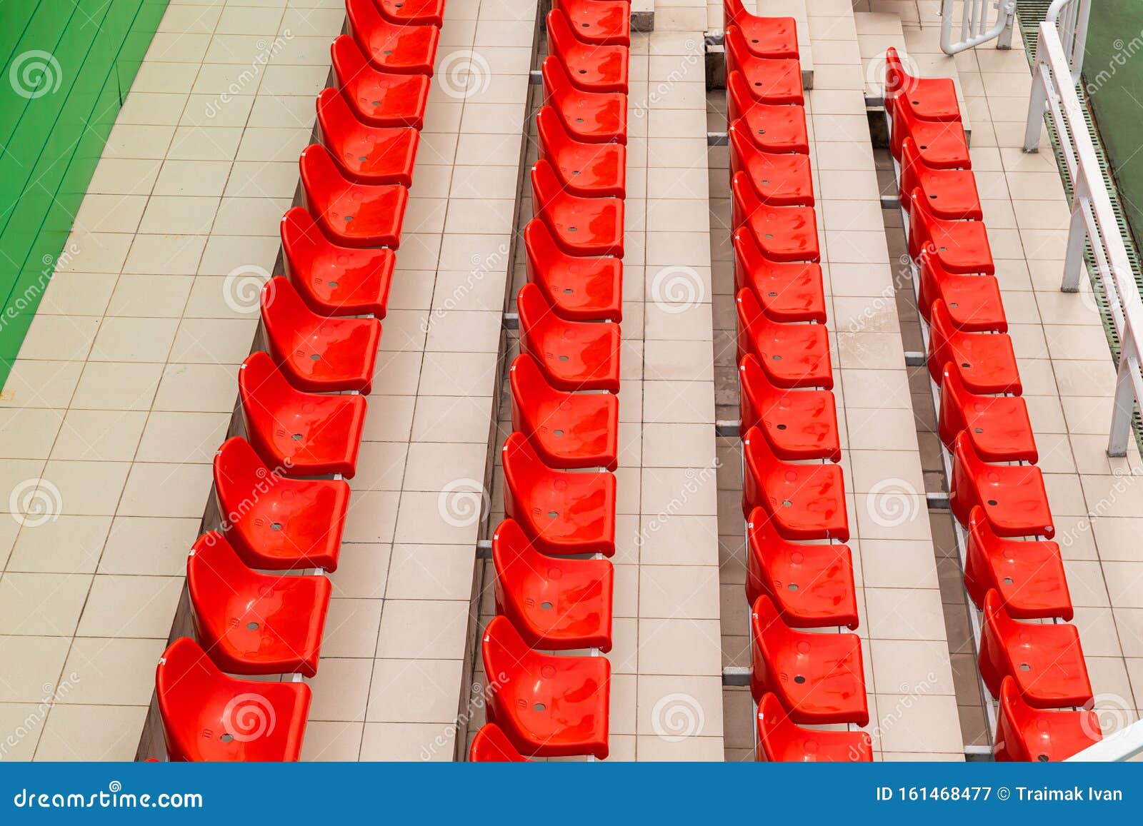 Vertical Rows of Bright Orange Spectator Seats at Stadium Stock Image ... Vertical Rows of Bright Orange Spectator Seats at Stadium Stock Image ...
