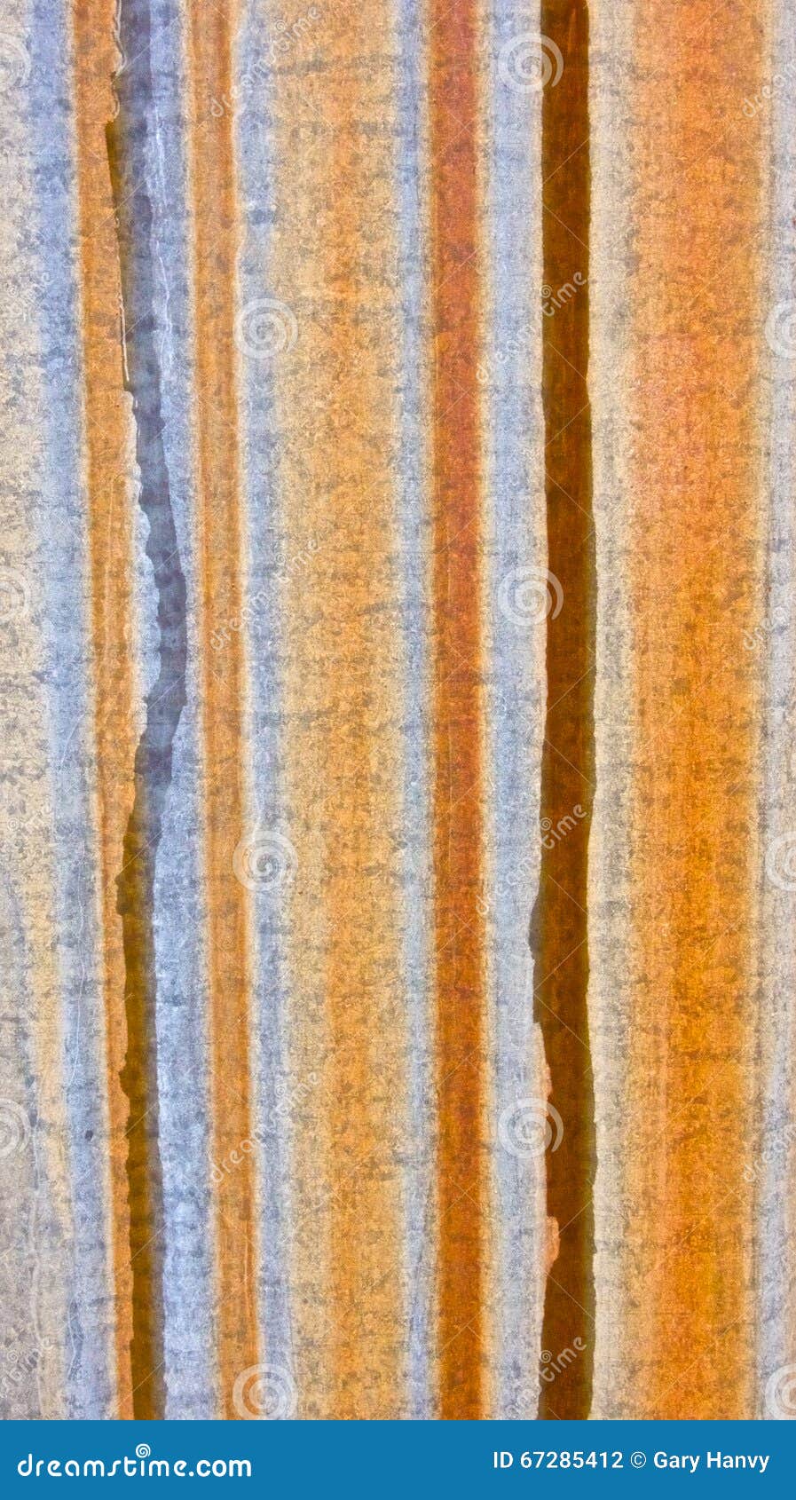 Vertical Rust Stripes on Metal Background Stock Photo - Image of ...
