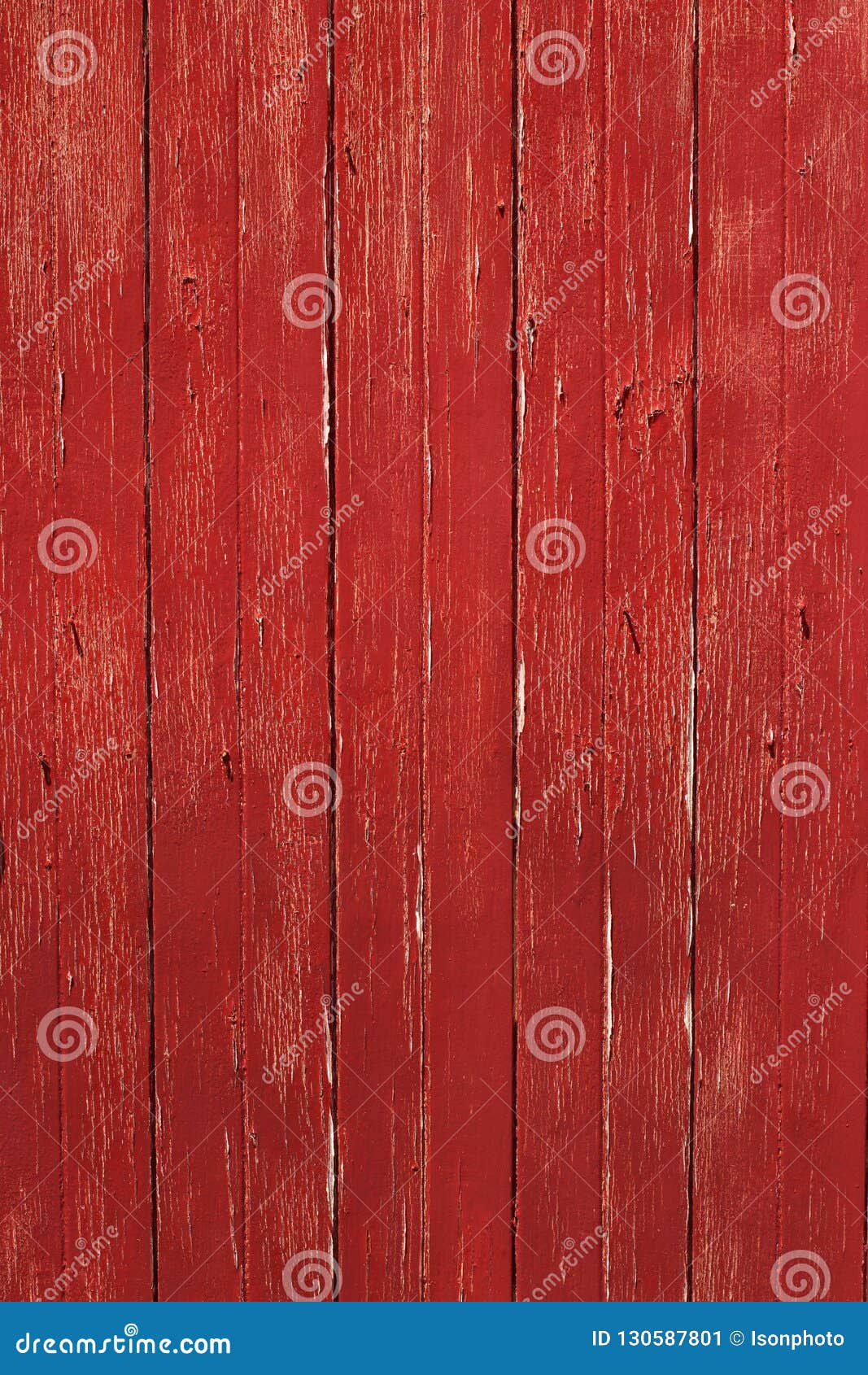 Vertical Rustic Red Timber Door Stock Image - Image of peeling, nails ...