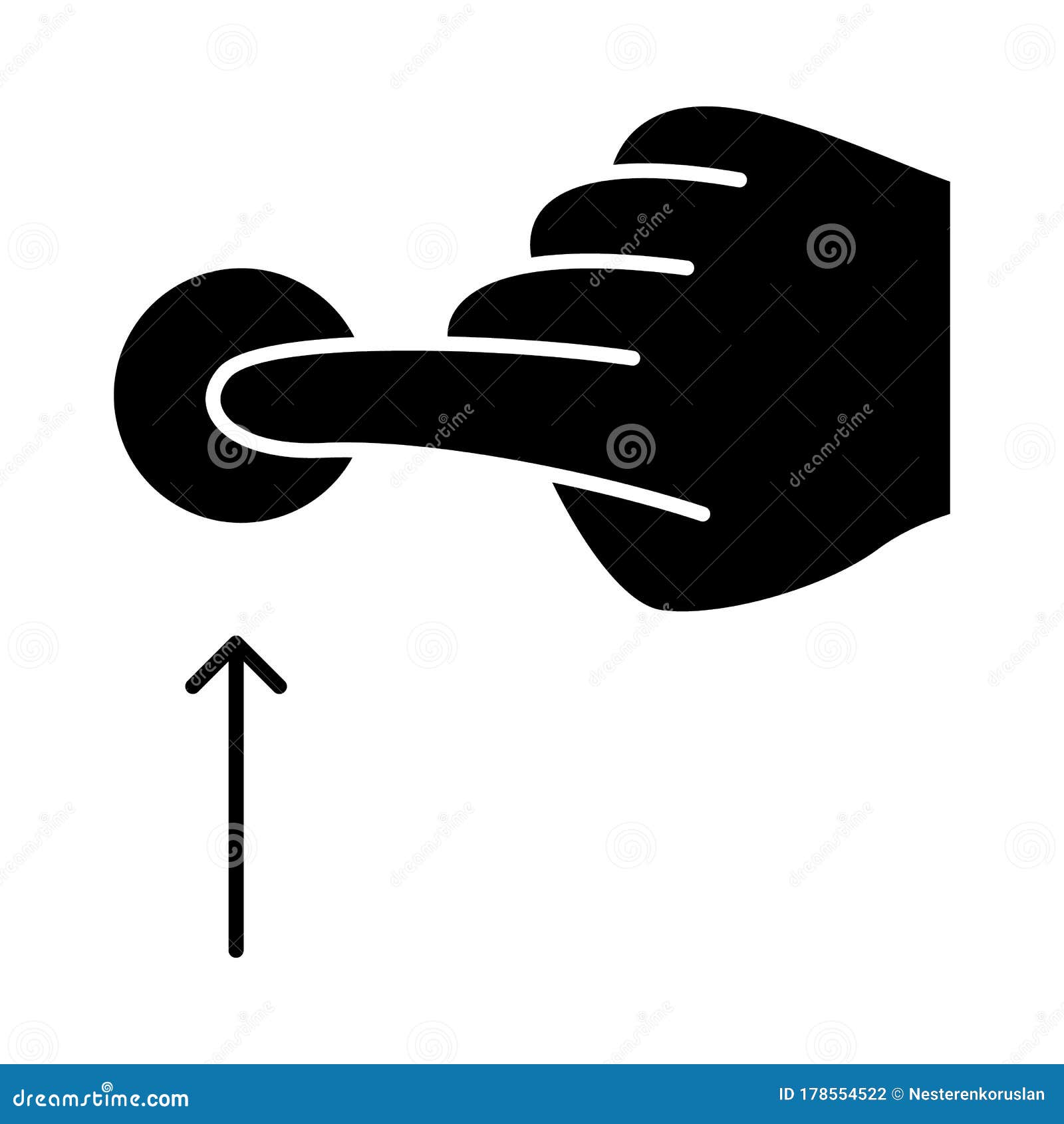 Vertical Scroll Bar Beveled Buttons Vector Illustration | CartoonDealer ...