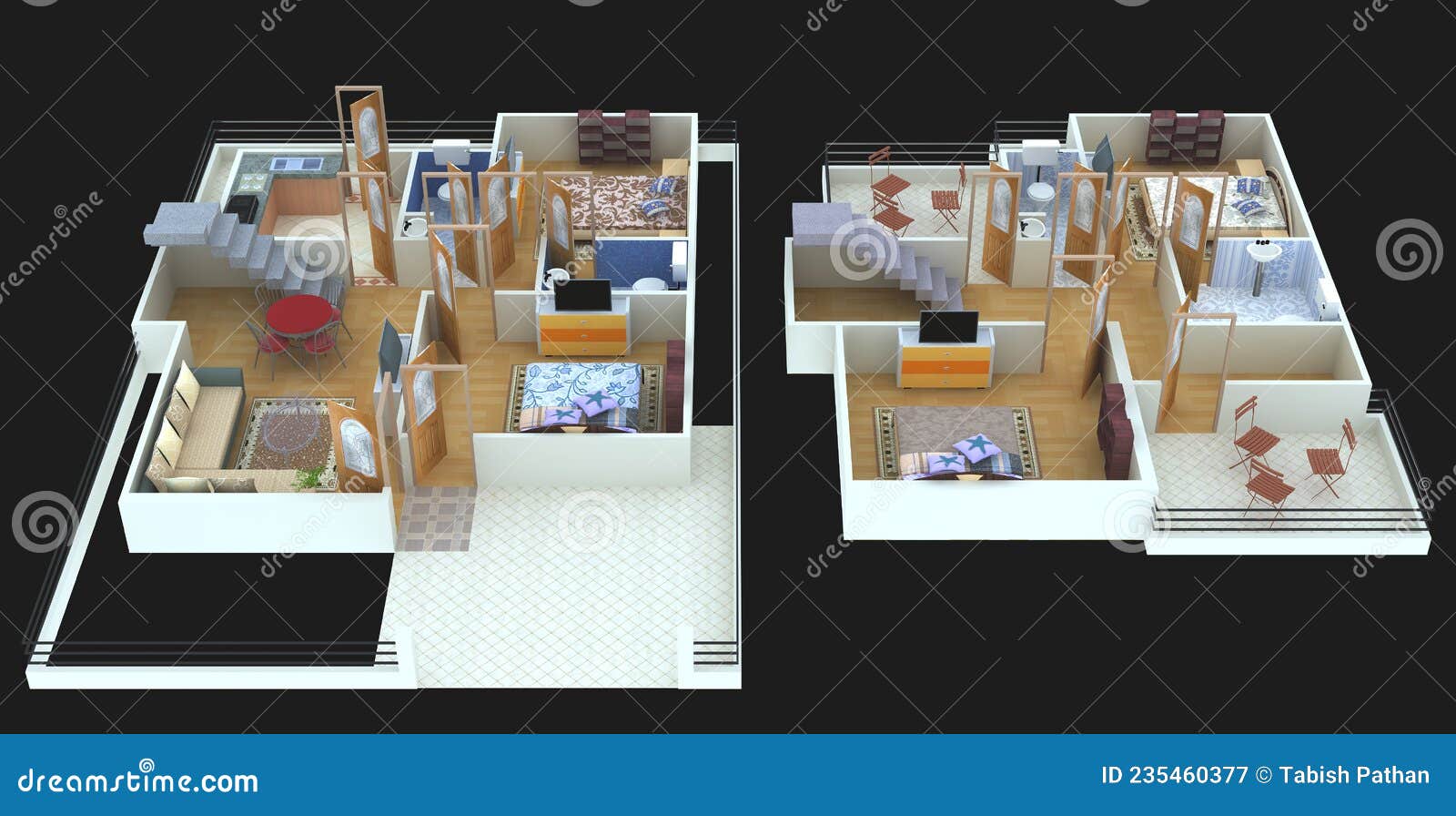 A Vertical Seamless Tile Pattern Stock Image - Image of house ...