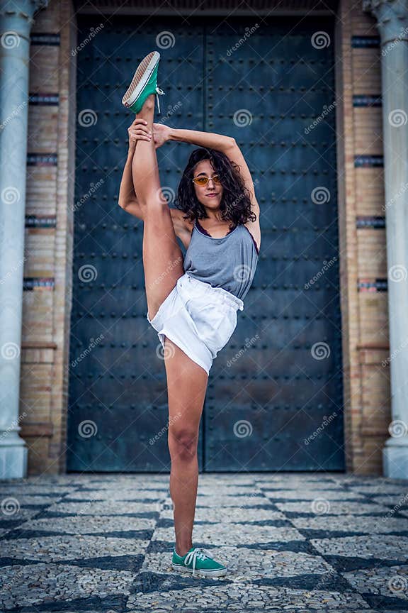 Vertical Shallow Focus Shot of a Female Posing for the Camera Stock ...