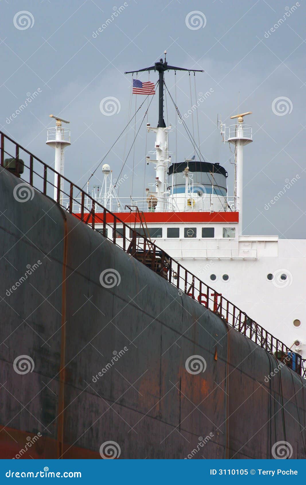 Vertical Ship Closeup Picture. Image: 3110105