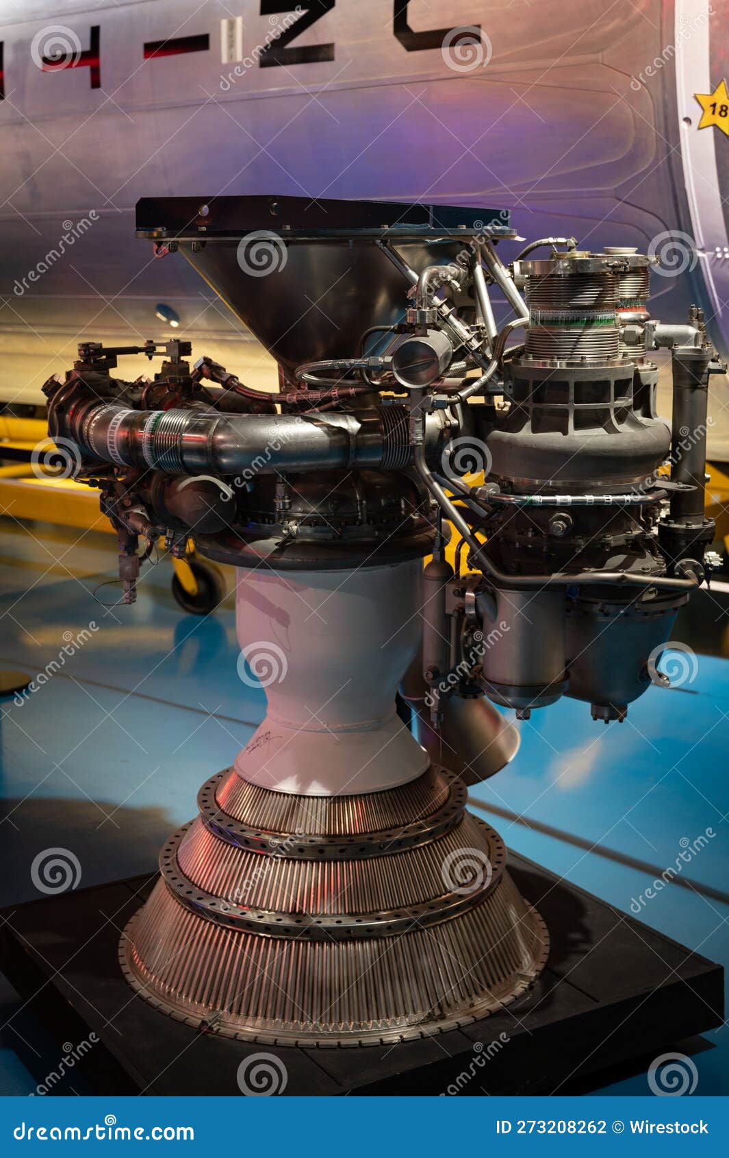 A Vertical Shot of a Aircraft Engine Editorial Photography - Image of ...
