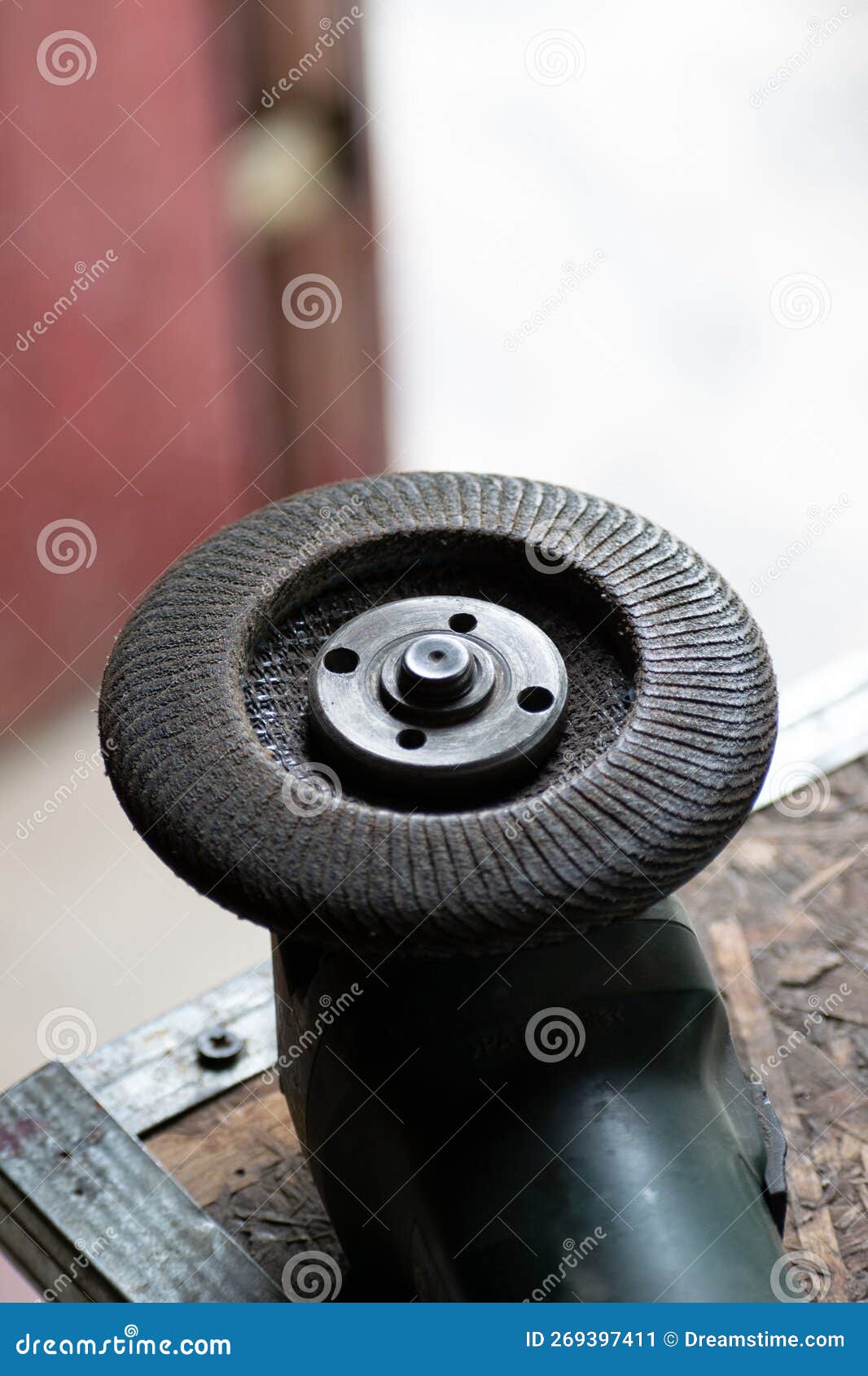 Vertical Shot of an Angle Grinder Machine Stock Image - Image of ...