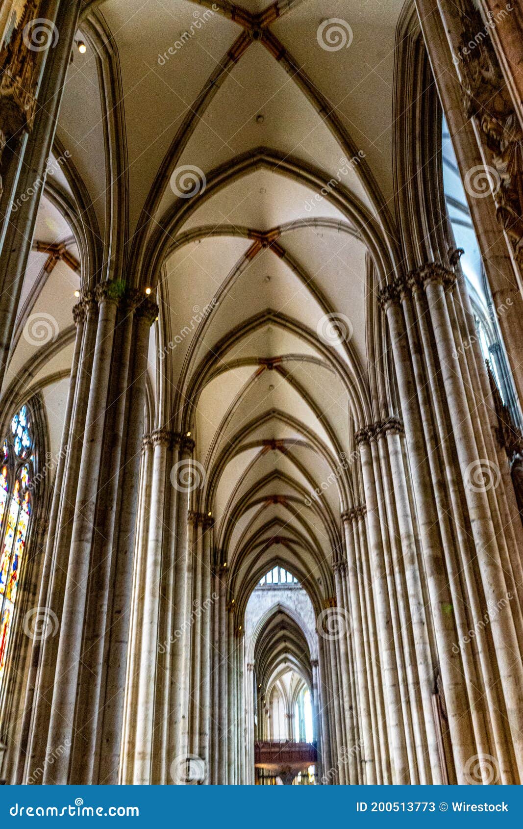 Vertical Shot of a Beautiful Cathedral of Cologne, Germany Stock Image ...