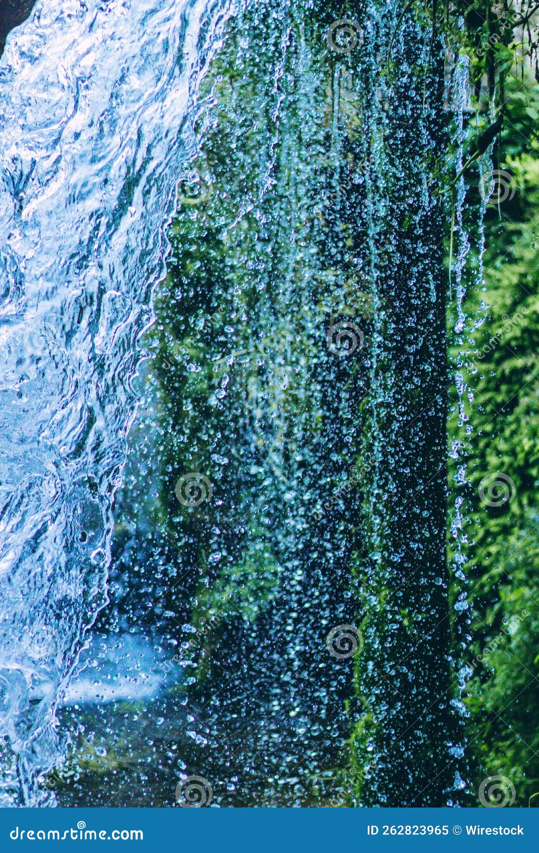 Vertical Shot of Beautiful Texture of Drops of a Waterfall Stock Image ...