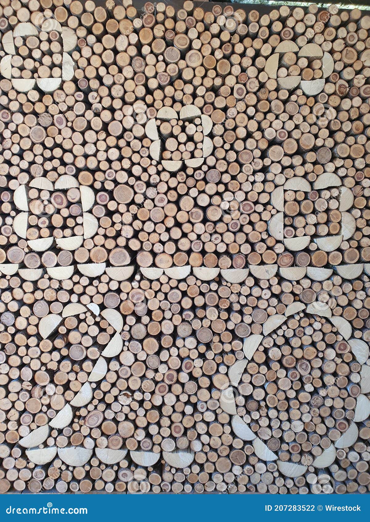 Vertical Shot of Beautifully Designed Logs and Pieces Form 20 Stock ...