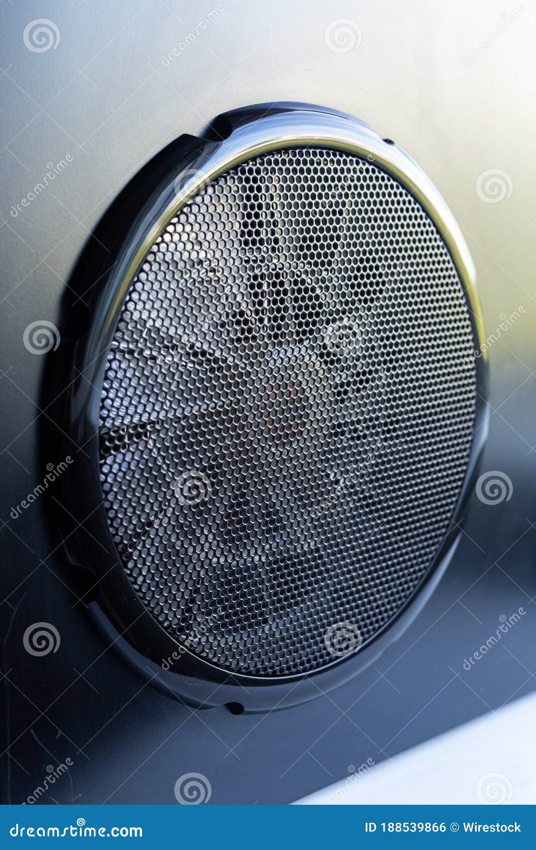Vertical Shot of a Big Cooling Fan on a Computer Black Case Stock Photo ...