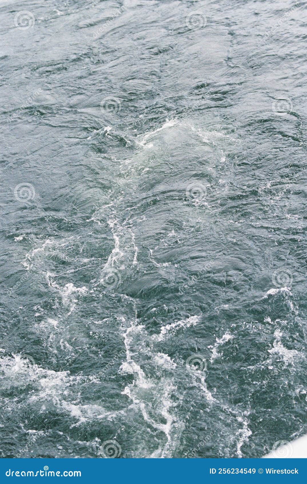 Vertical Shot of Blue Ocean Waves Texture in Daylight Stock Image ...