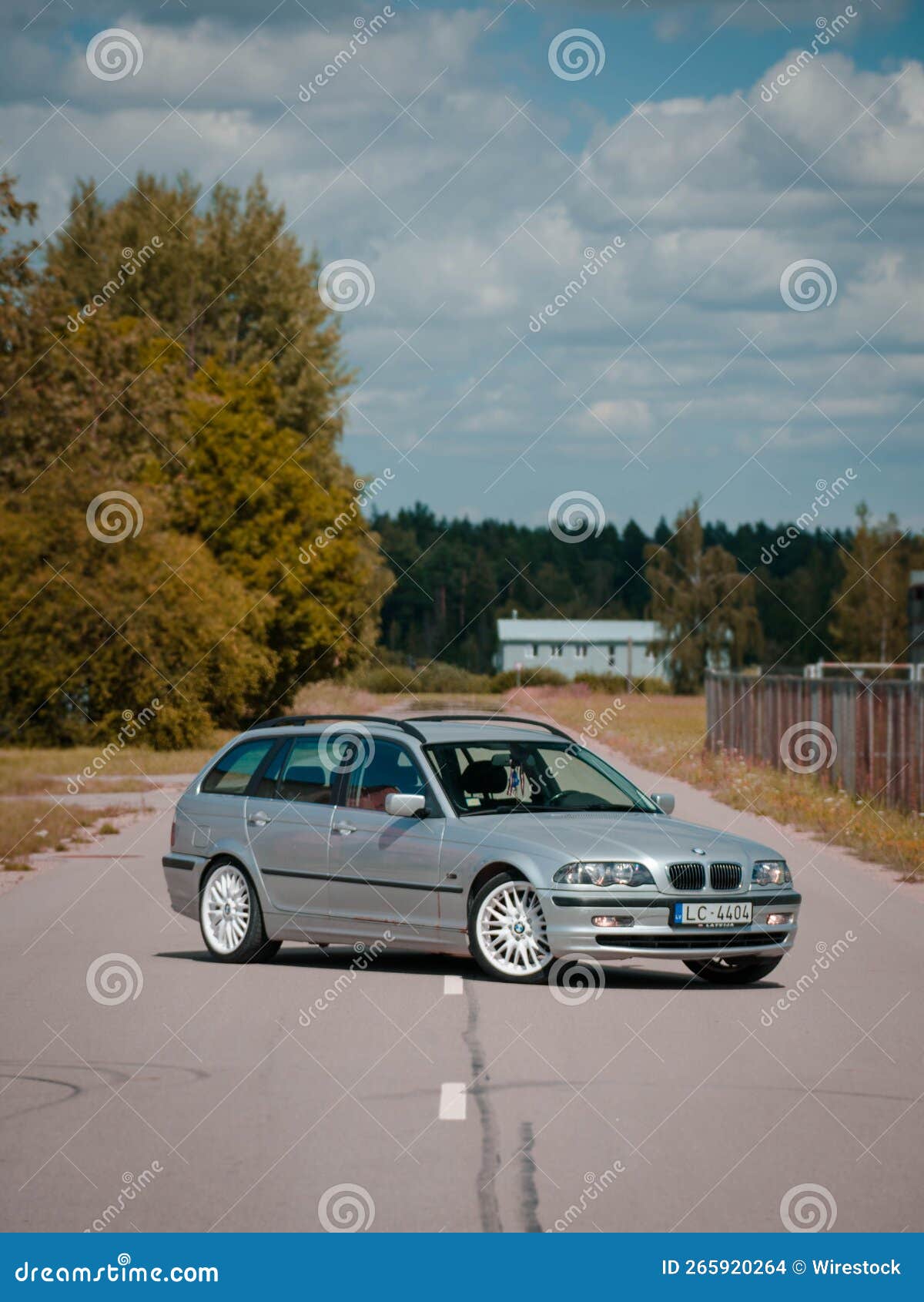 Vertical Shot of a BMW 3 Series Designated Under the Model Code E46 on ...
