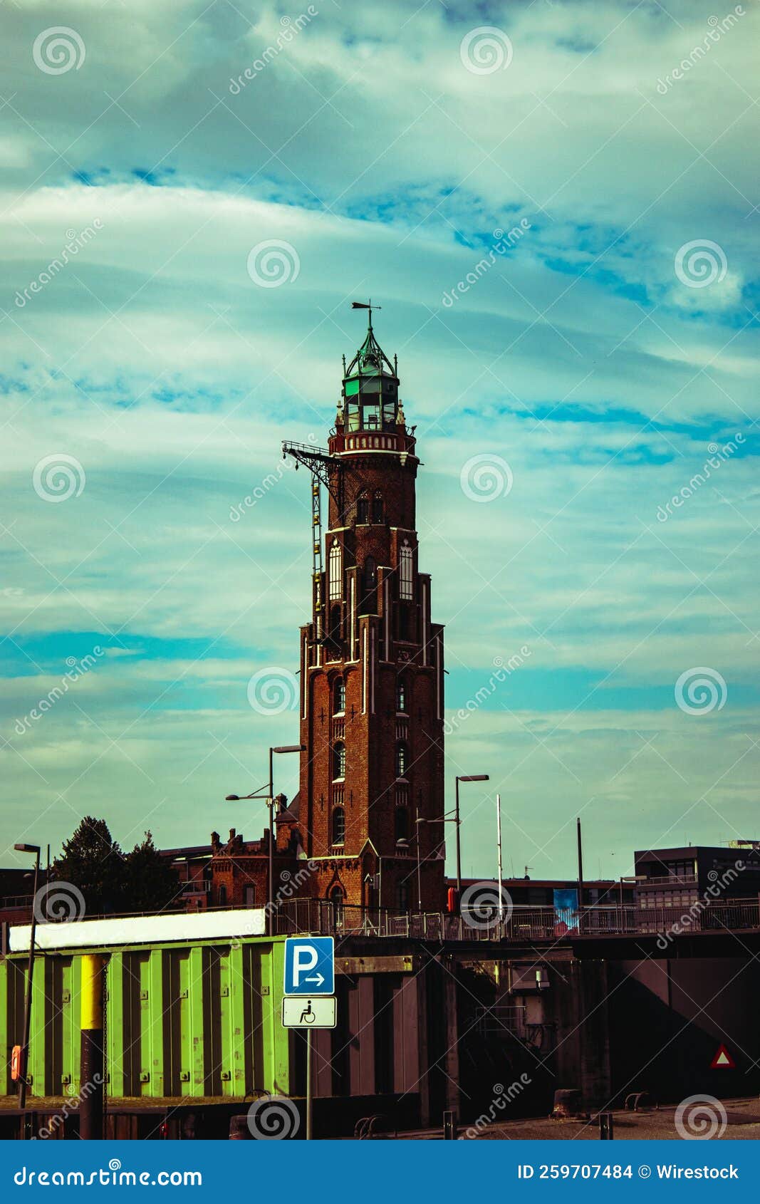 Vertical Shot of the Bremerhaven Lighthouse Stock Photo - Image of ...