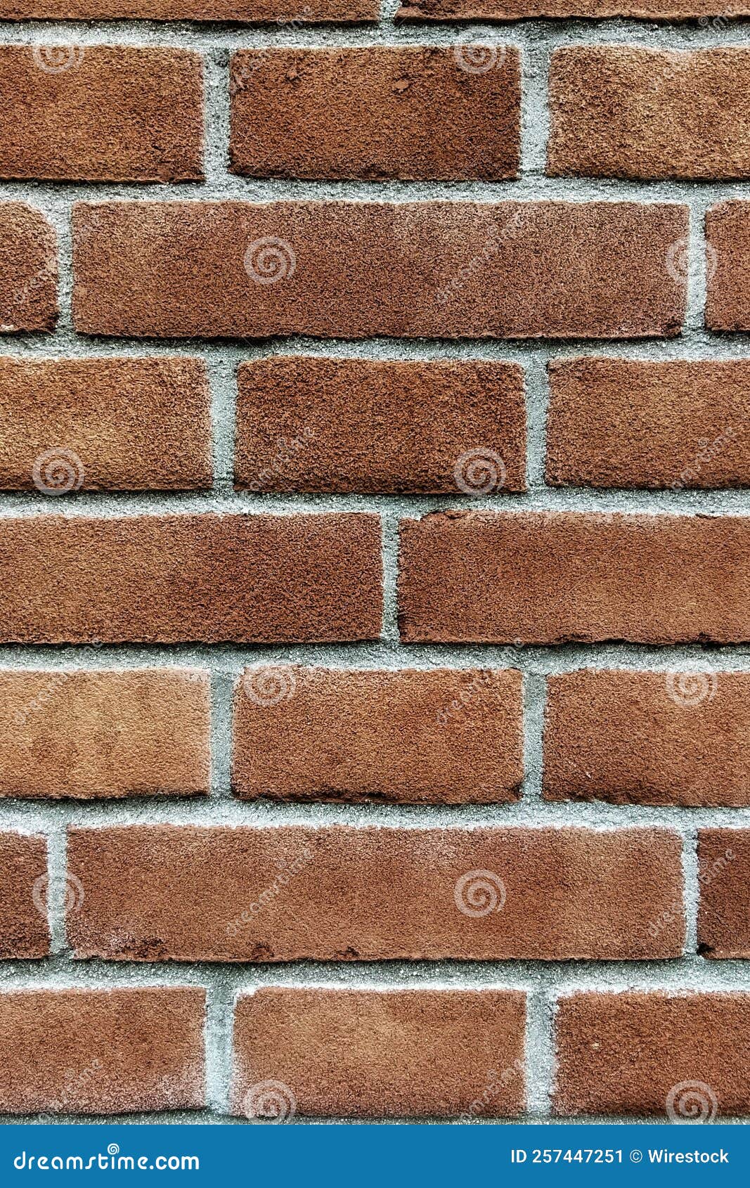 Vertical Shot of a Brick Wall Stock Image - Image of material, wall ...