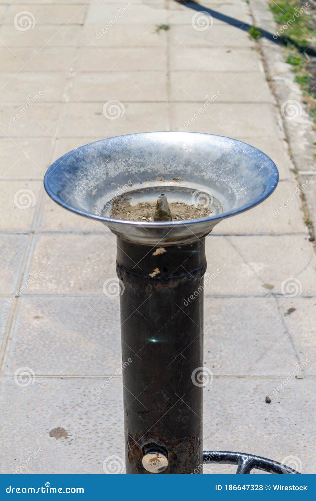 Vertical Shot of a Bubbler in the Park Stock Photo - Image of bubbler ...