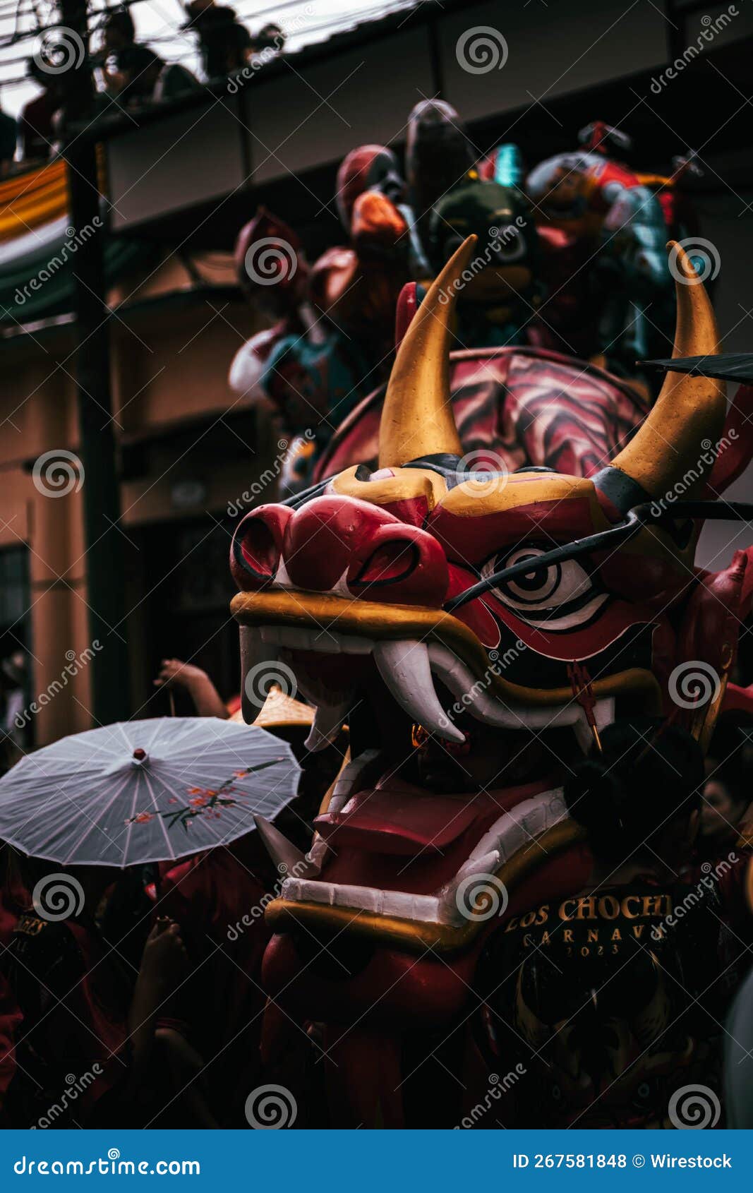 Vertical Shot of a Chinese Dragon in the Park Stock Photo - Image of ...