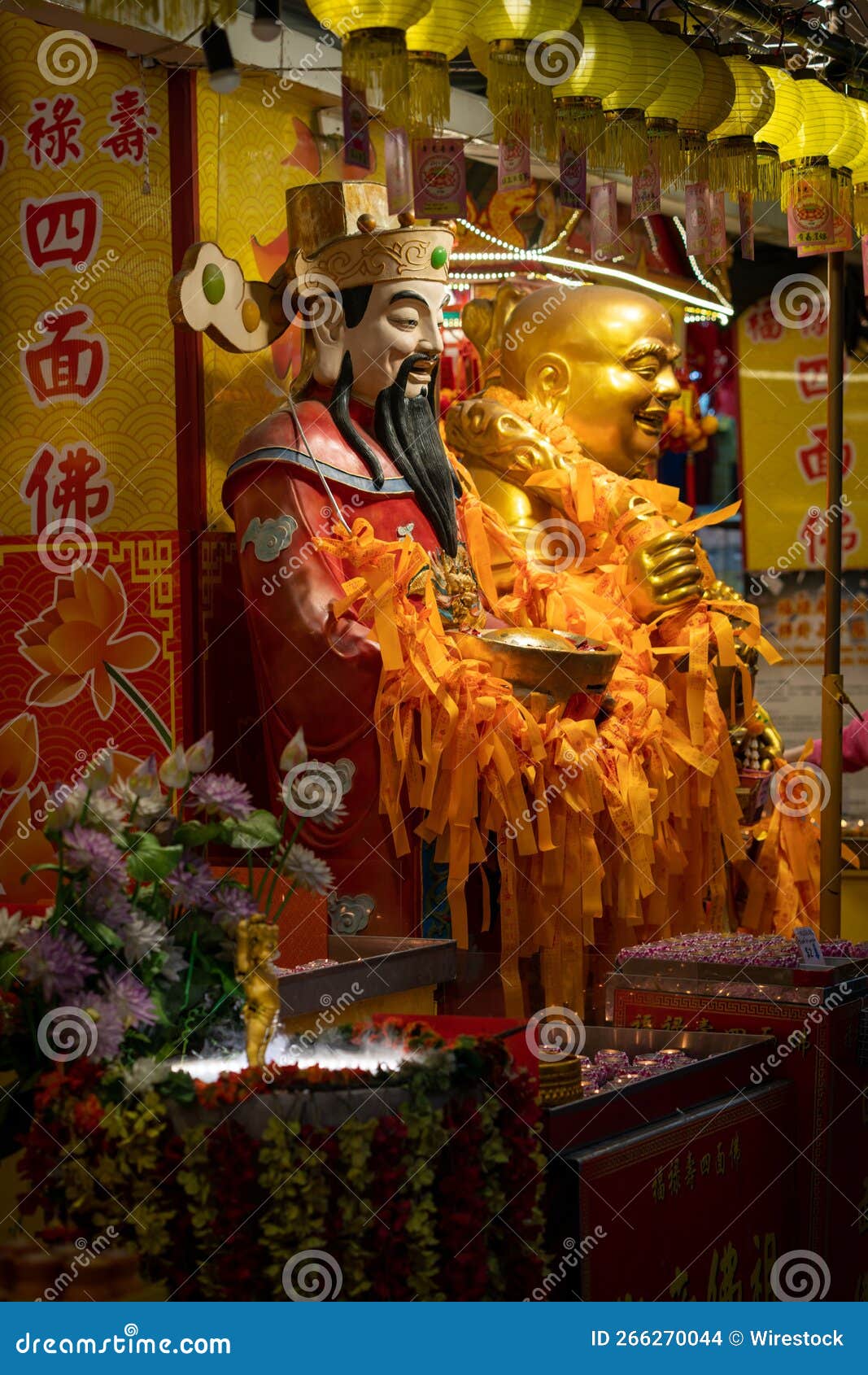 Vertical Shot of Chinese Idols in a Market Editorial Stock Image ...