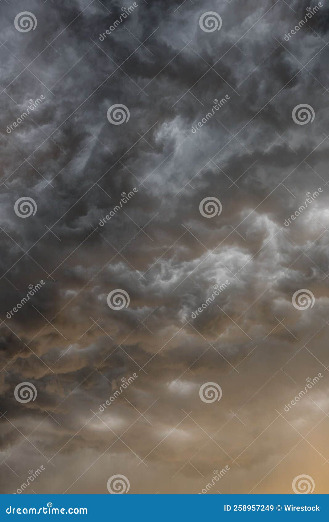 Vertical Shot of a Cloudy Dark Sky Stock Image - Image of dark, looking ...
