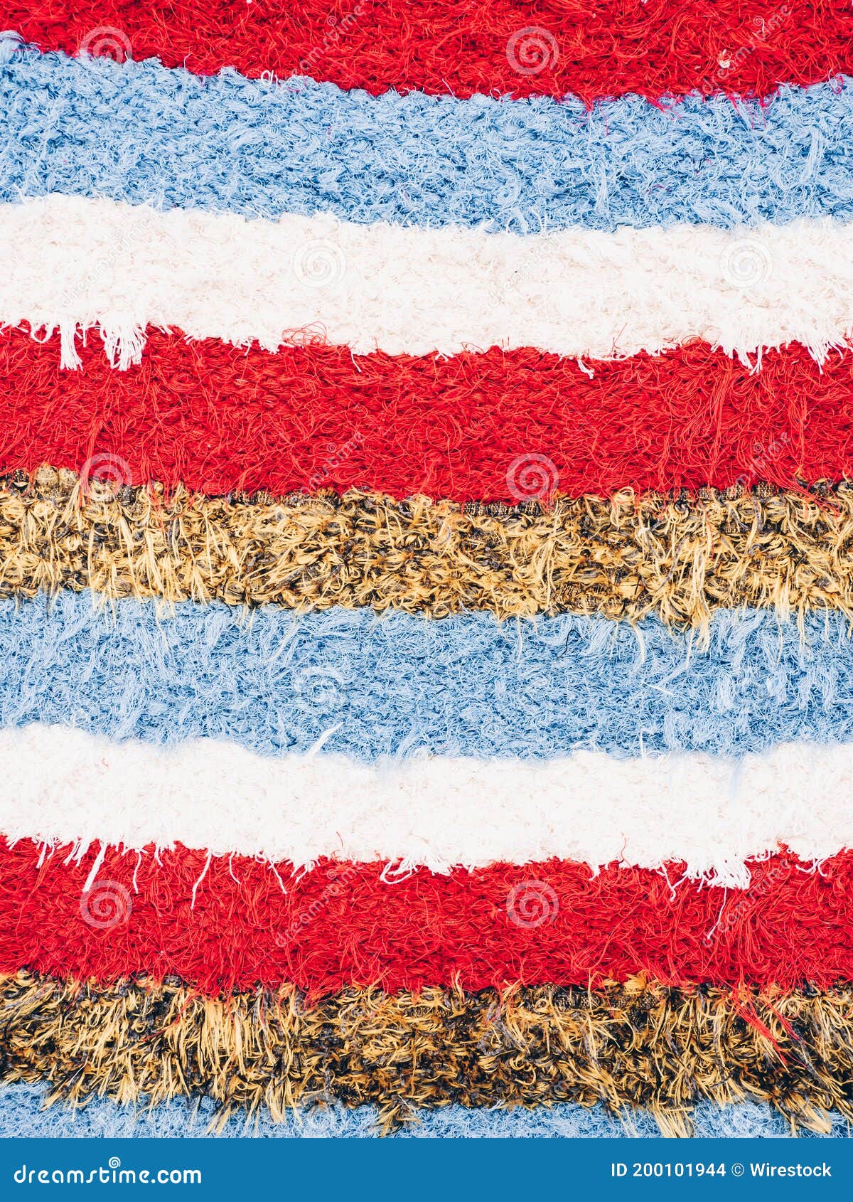 Vertical Shot of a Colorful Striped Straw Texture Stock Photo - Image ...