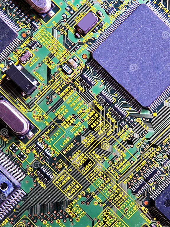 Vertical Shot of Computer Memory Chip Stock Image - Image of ...