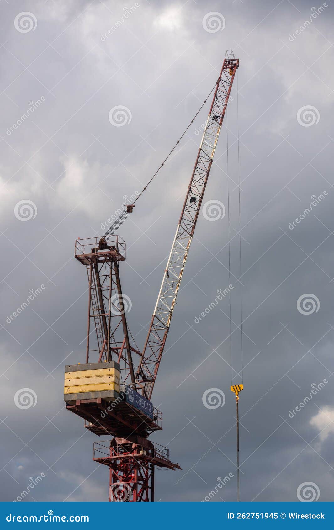 Vertical Shot of Construction Site in Bangkok Using Tall Cranes ...