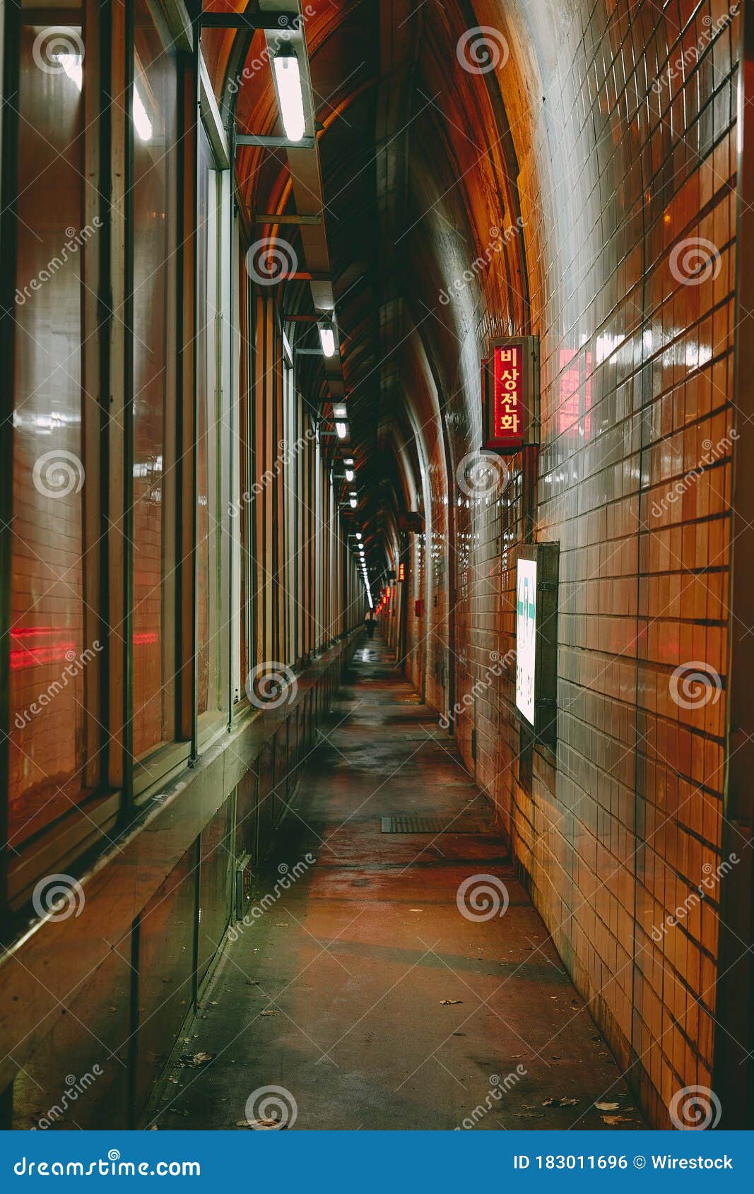 Vertical Shot of the Emergency Exit of a Subway Station Captured in ...