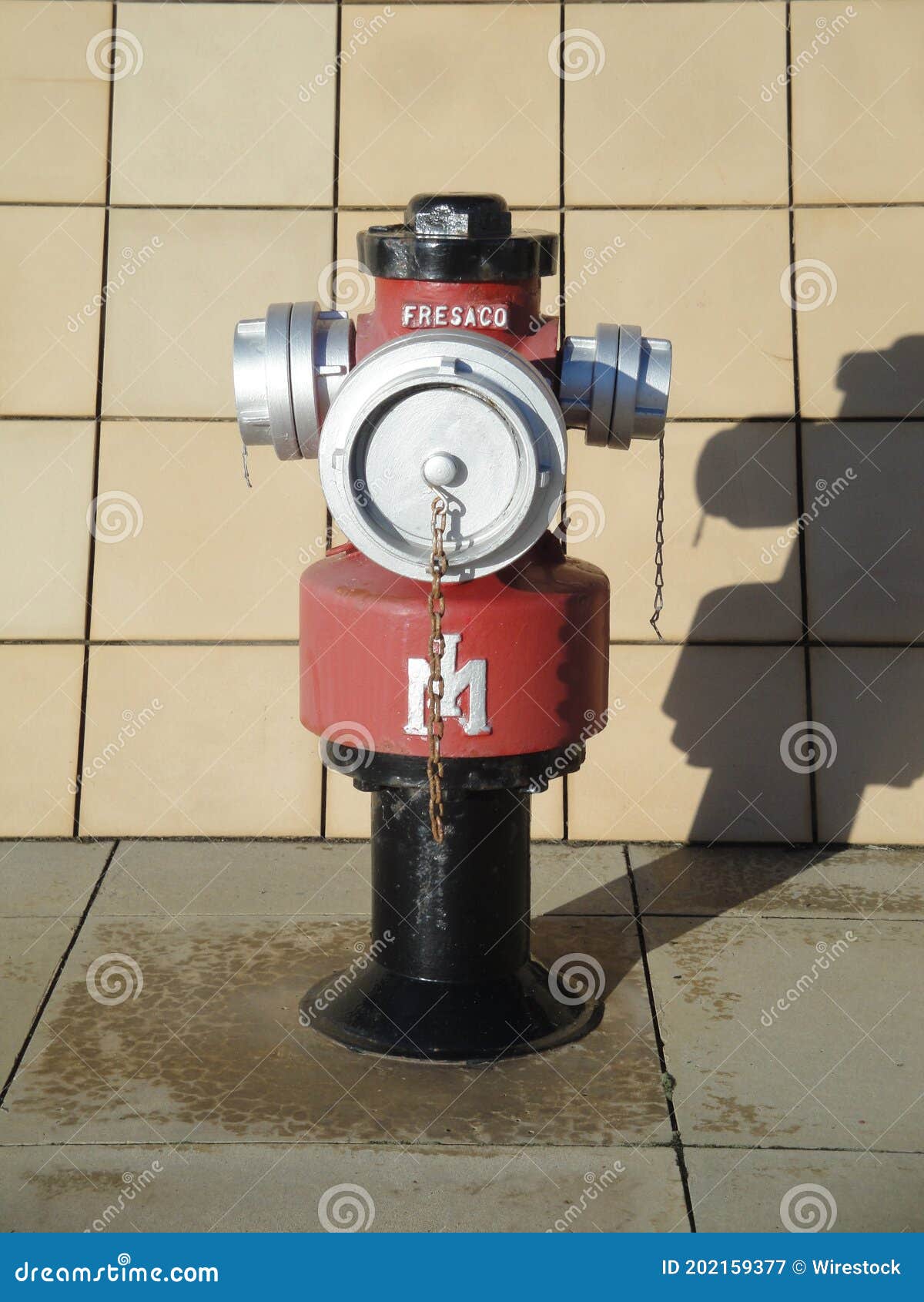 Vertical Shot of a Fire Hydrant on the Streets of Porto Santo Editorial ...