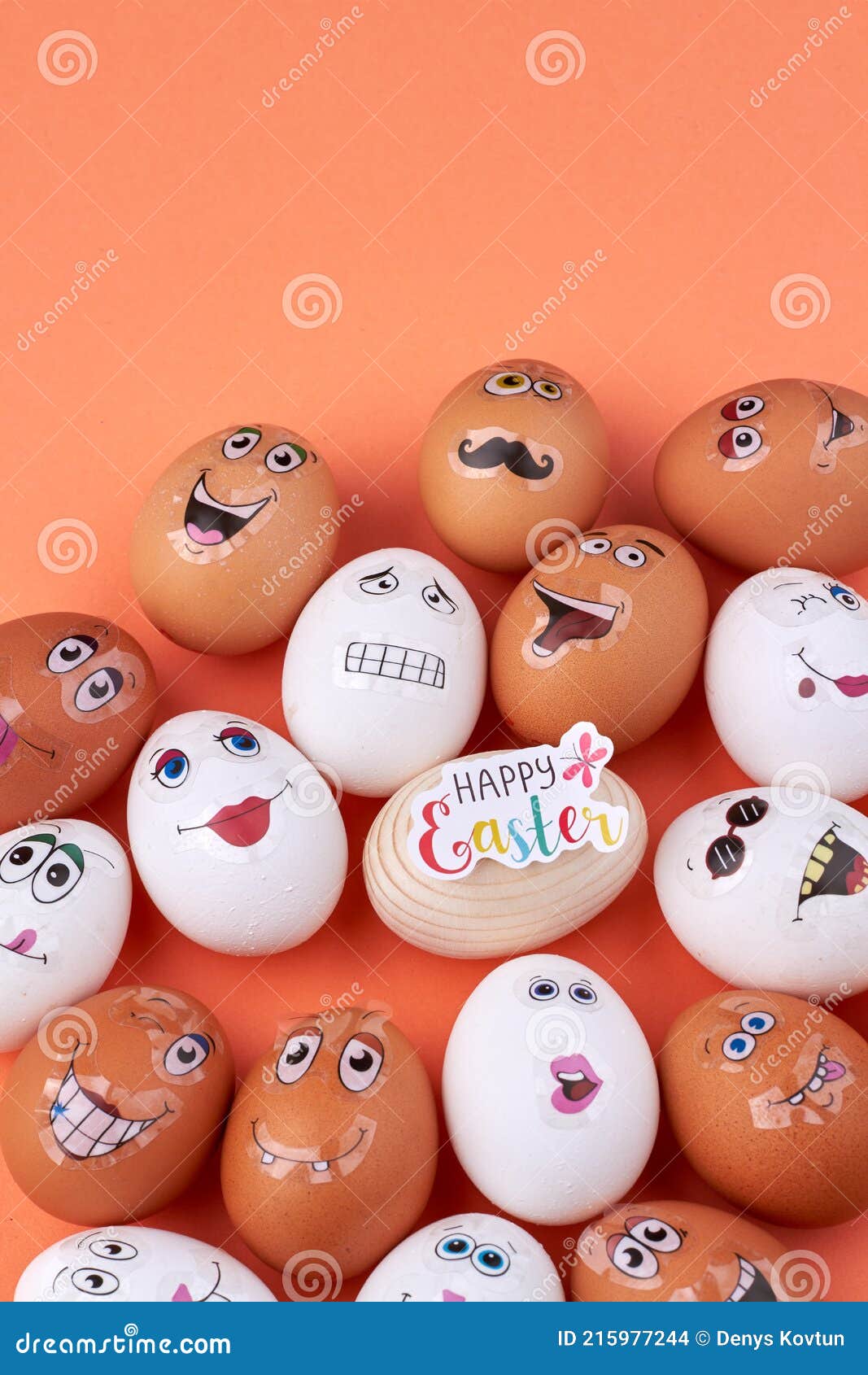 Eggs With Smiley Faces Stock Photography | CartoonDealer.com #29074028