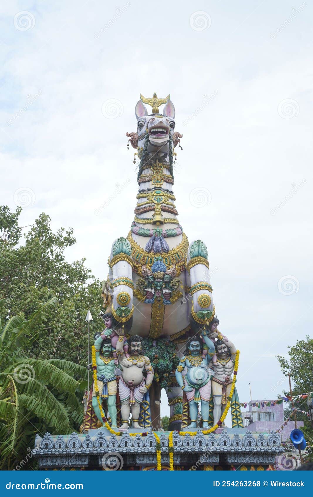 Vertical Shot of Guardian Temple of Tamil Nadu Ayyanar Stock Photo ...