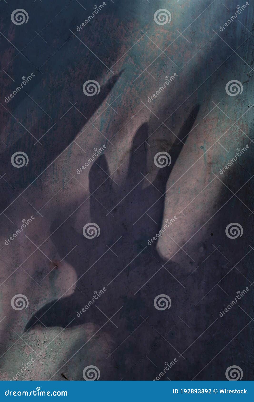 Vertical Shot of a Hand Shadow on the Wall Stock Photo - Image of ...