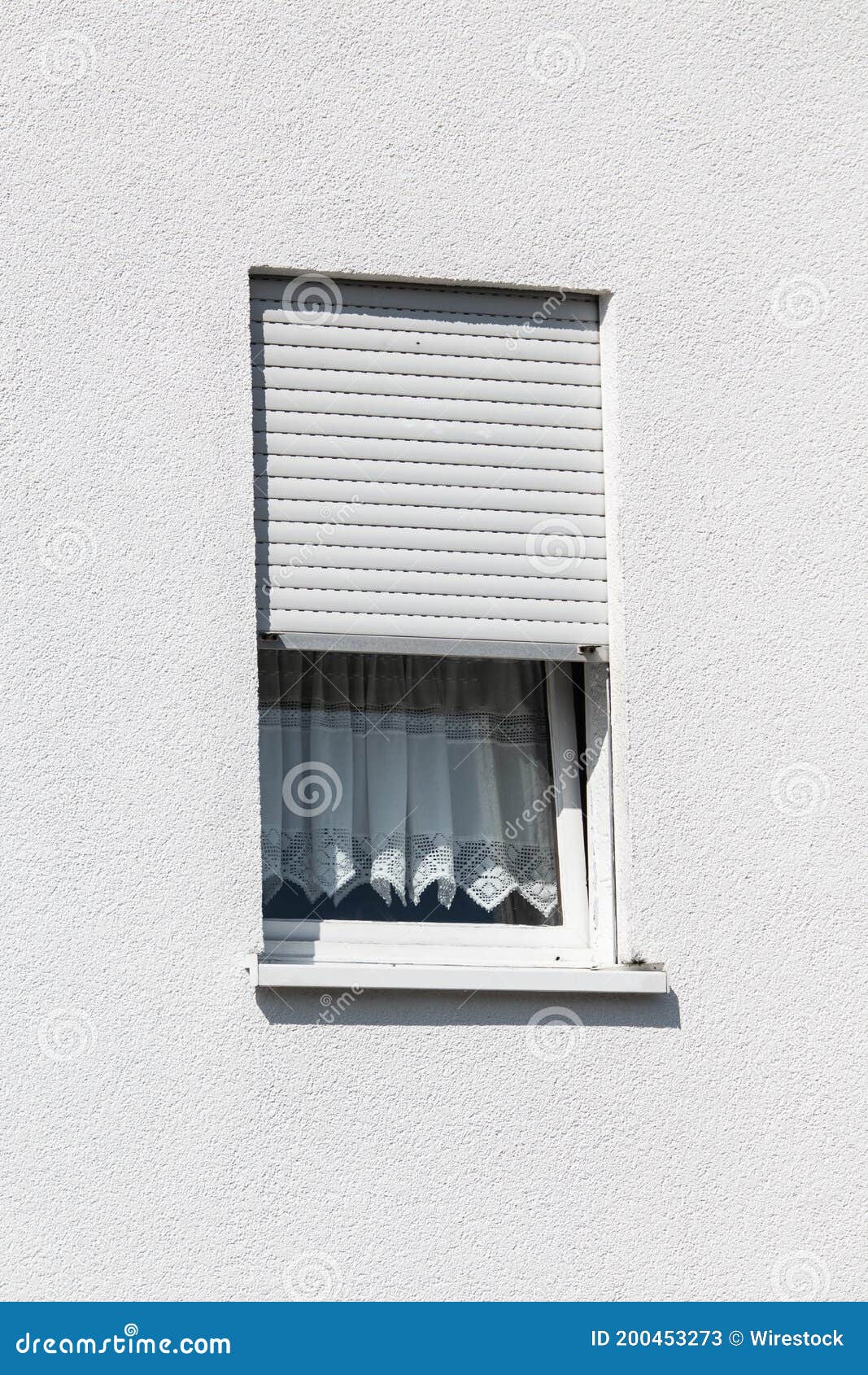 Vertical Shot of a House Window Stock Image - Image of exterior, door ...