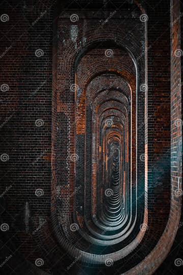 Vertical Shot of Huge Oval-shaped Brick Frames Stock Image - Image of ...