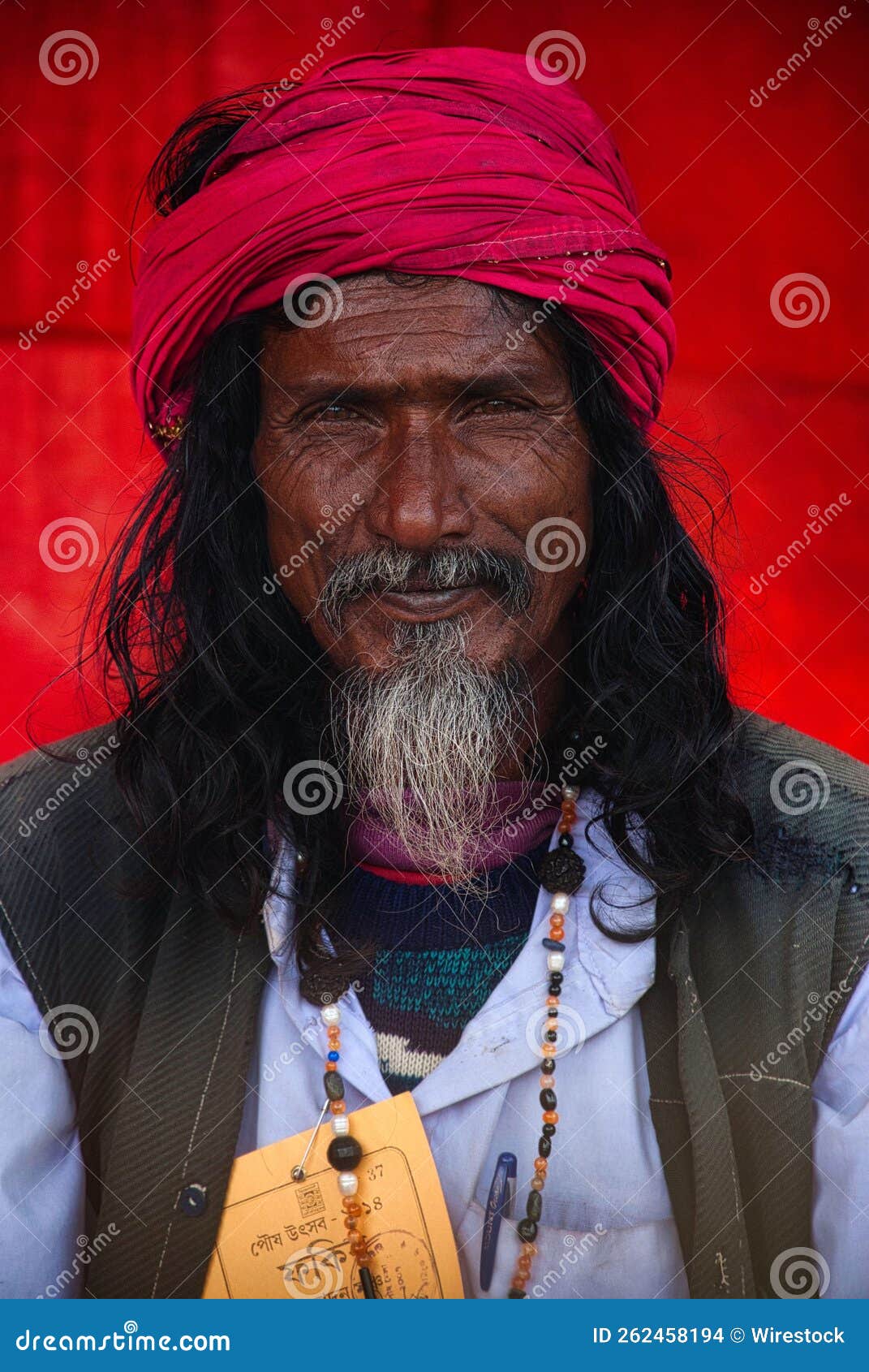 Vertical Shot of an Indian Male with Beard Looking at the Camera ...
