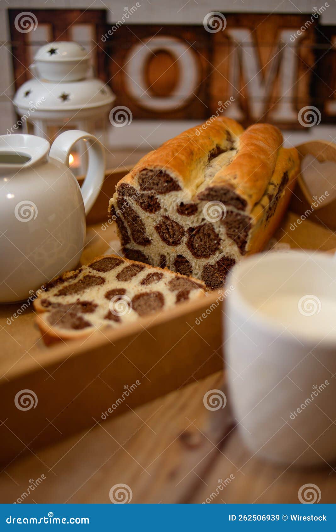Vertical Shot of Leopard Bread in the Kitchen Stock Image - Image of ...