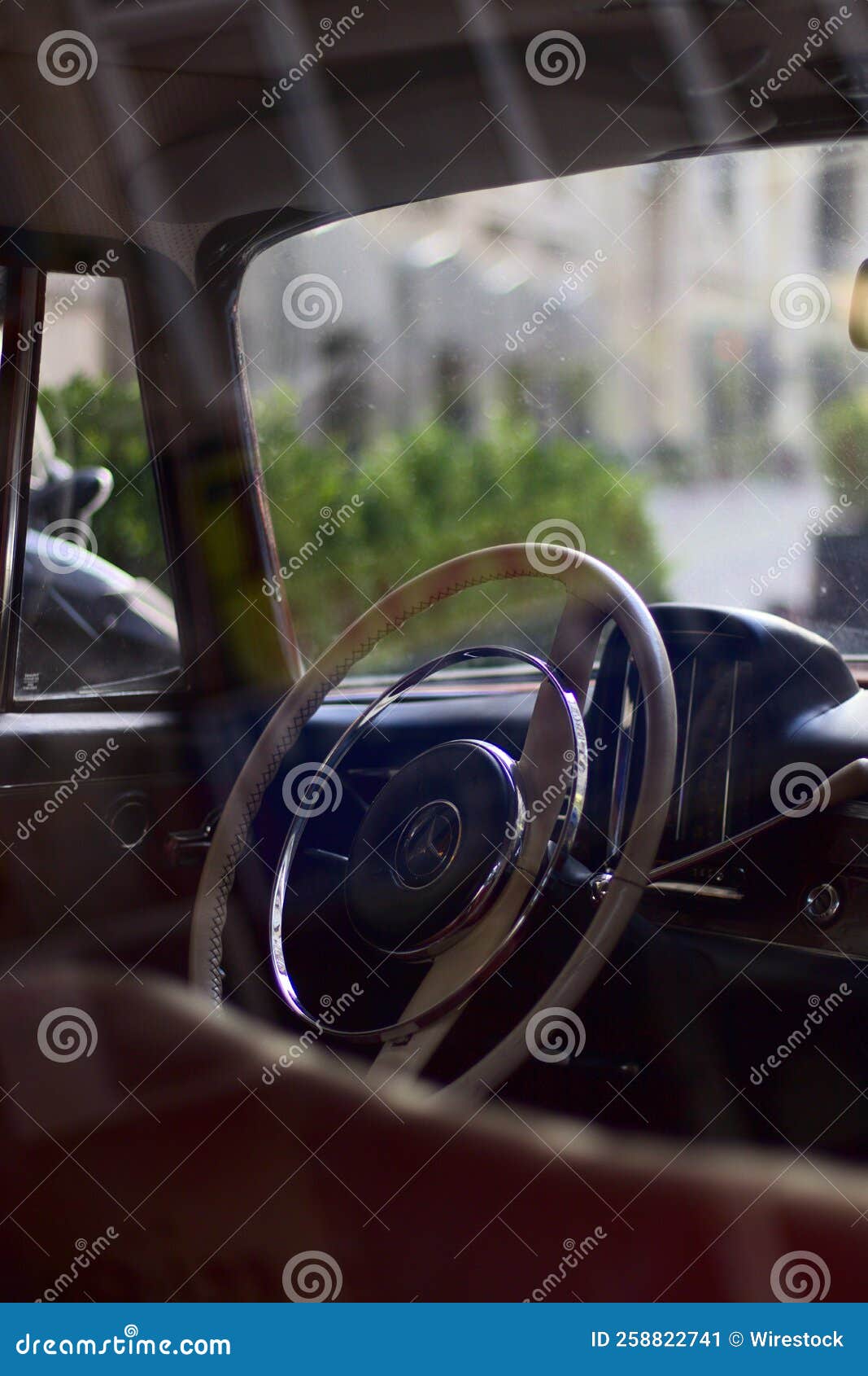 Vertical Shot of a Mercedes-Benz Steering Wheel Editorial Photo - Image ...