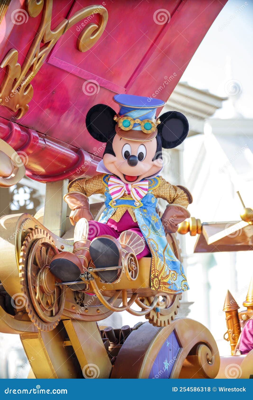 Vertical Shot of a Mickey Mouse Sculpture in Paris, Disneyland ...
