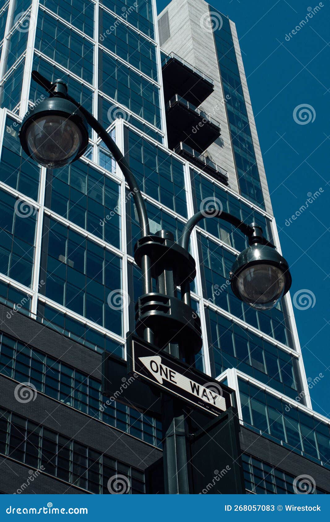 Vertical Shot of the Modern Glass Buildings Stock Image - Image of ...